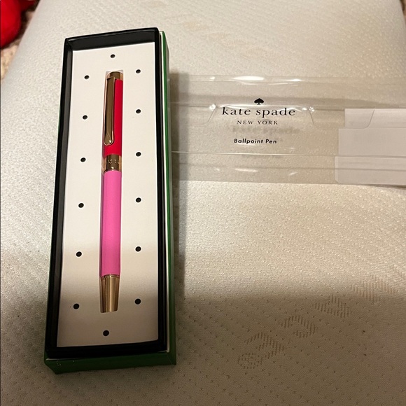 kate spade | Office | Nib Kate Spade Pink Two Tone And Gold Pen | Poshmark